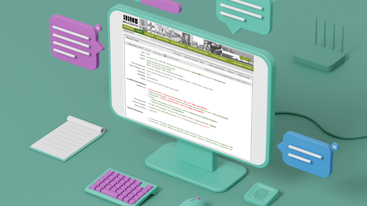 Invitation: Bibliography of British and Irish History (BBIH) editorial ...