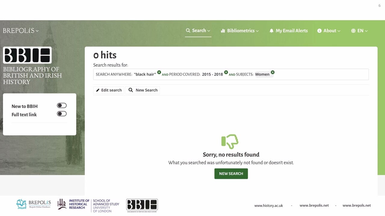 Using BBIH online: a help pack for students and lecturers | Institute ...